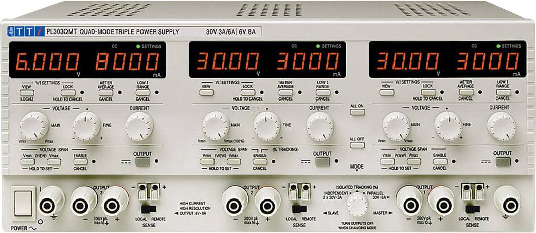 Aim-TTi PL303QMT laboratorijsko napajanje sa podesivim naponom 115 V/AC, 230 V/AC → 30 V 3 A 228 W