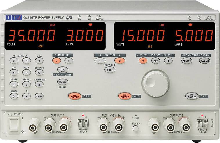 SII QL355T laboratorijsko napajanje sa podesivim naponom 115 V/AC, 230 V/AC → 35 V/DC 3 A 228 W