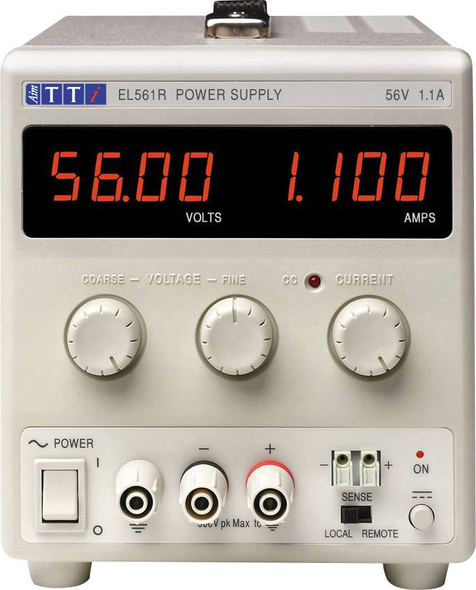Aim-TTi EL561R laboratorijsko napajanje sa podesivim naponom 115 V/AC, 230 V/AC → 56 V/DC 1,1 A 60 W