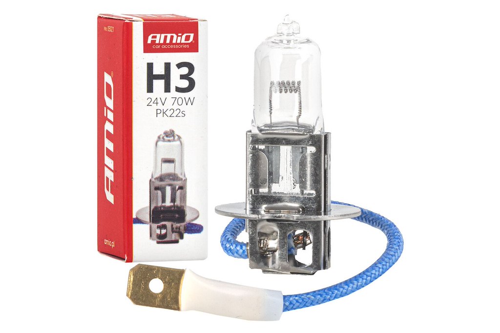 Halogena sijalica H3 24V 70V PK22s AMIO-05021 Preporučujemo