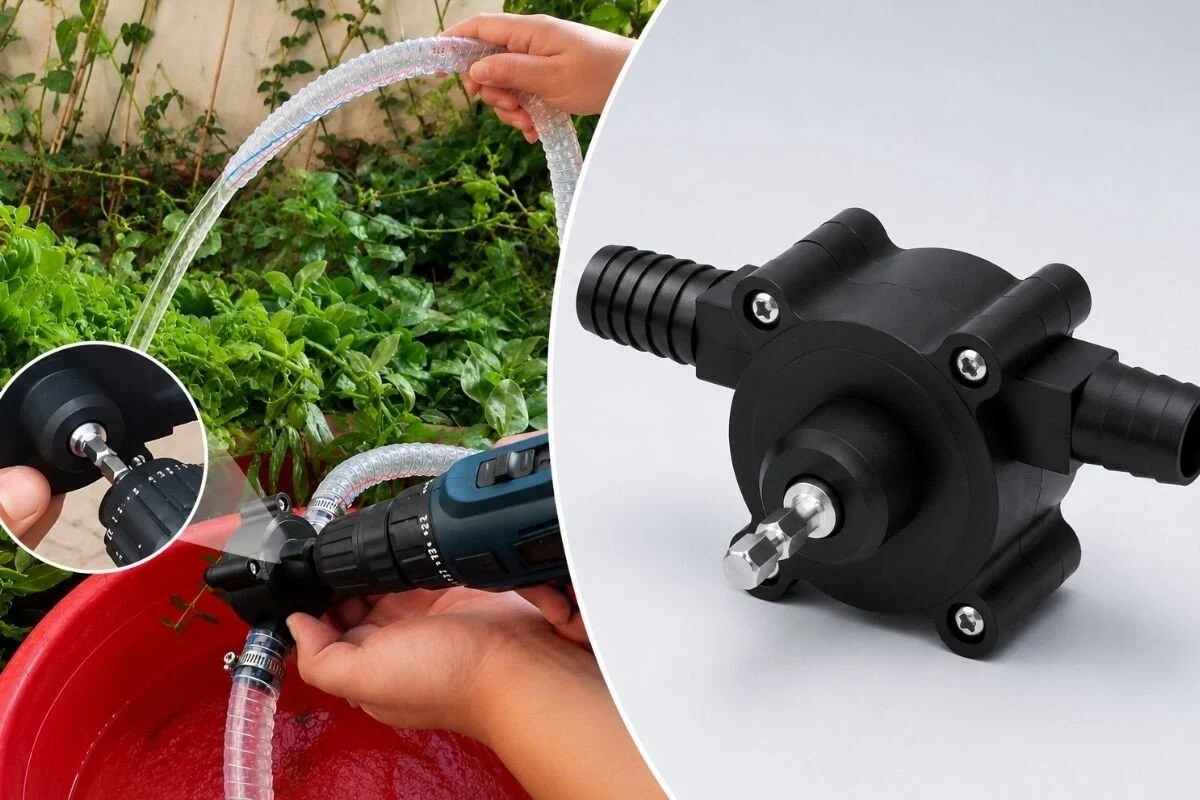 Drill2Pump vodena pumpa – dodatak za bušenje za pumpanje tečnosti    Za vežbanje