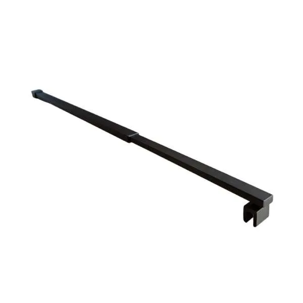 Teleskopski nosač tuš stakla Black 70-115