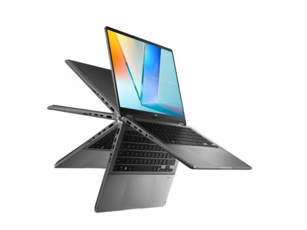 ASUS Laptop Vivobook 14 Flip TP3407SA-SG178W W11H 14 inch WUXGA OLED Touch U7 256V 16GB/512GB back olov ran