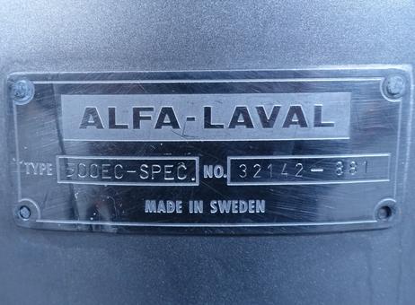 Mašina za hranu Alfa Laval DD500EC - Spec