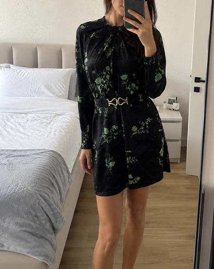 Zara satenska haljina XS-S
