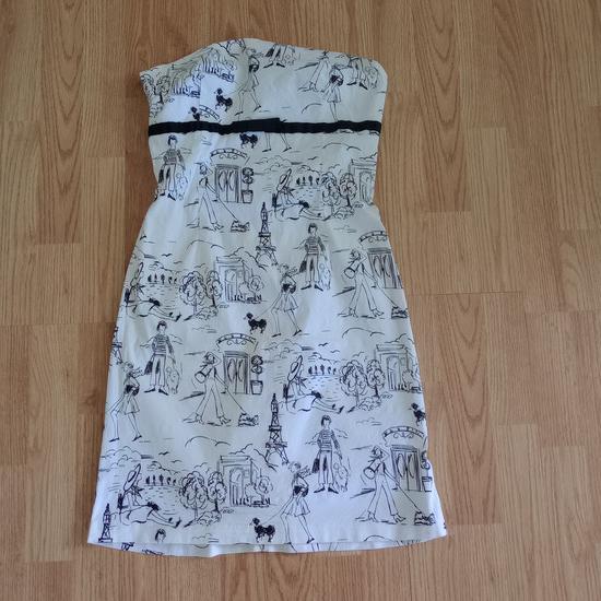 Vintage Alyn Paige Paris straples haljina