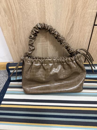 Original kroko braon Hvisk torba