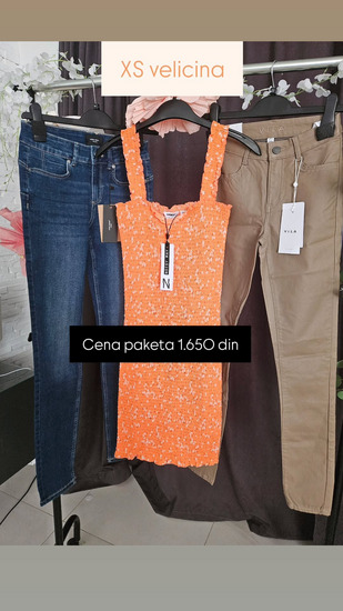 Paket nove zenske odece XS 34