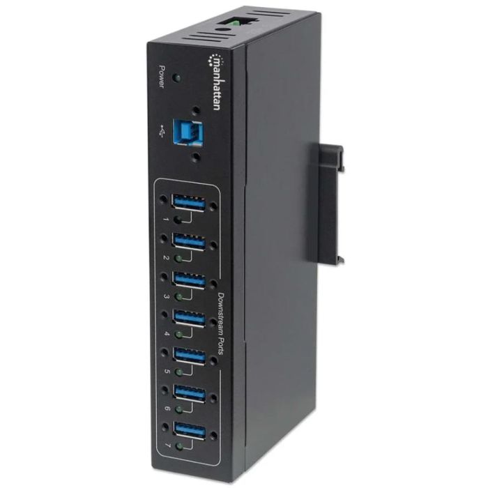 USB HUB 7port Manhattan 164405 USB 3.0/industrijski/na šinu