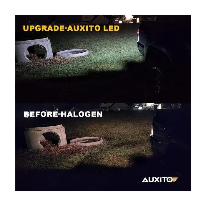 AUXITO 7443 LED 2600lm 6000K belo za rikvercstopmigavac 7443-54H-DD-W2 par