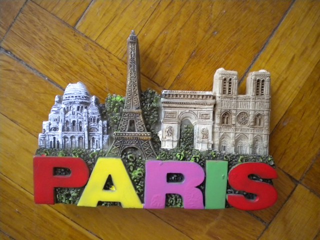 PARIZ PARIS, magnet za frizider OSTECEN