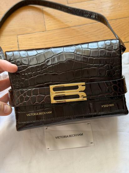 Victoria Beckham braon kroko torba NOVA