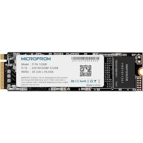SSD M.2 NVME MicroFrom 512GB F11N
