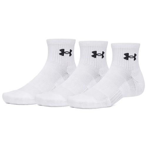 Under Armour čarape Performance Cotton quarter, 3 para, bele