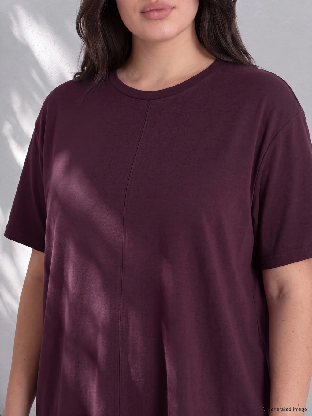 LCW Curve Plus Size Bluza Sa Mekim Dodirom Asimetričnog Kroja