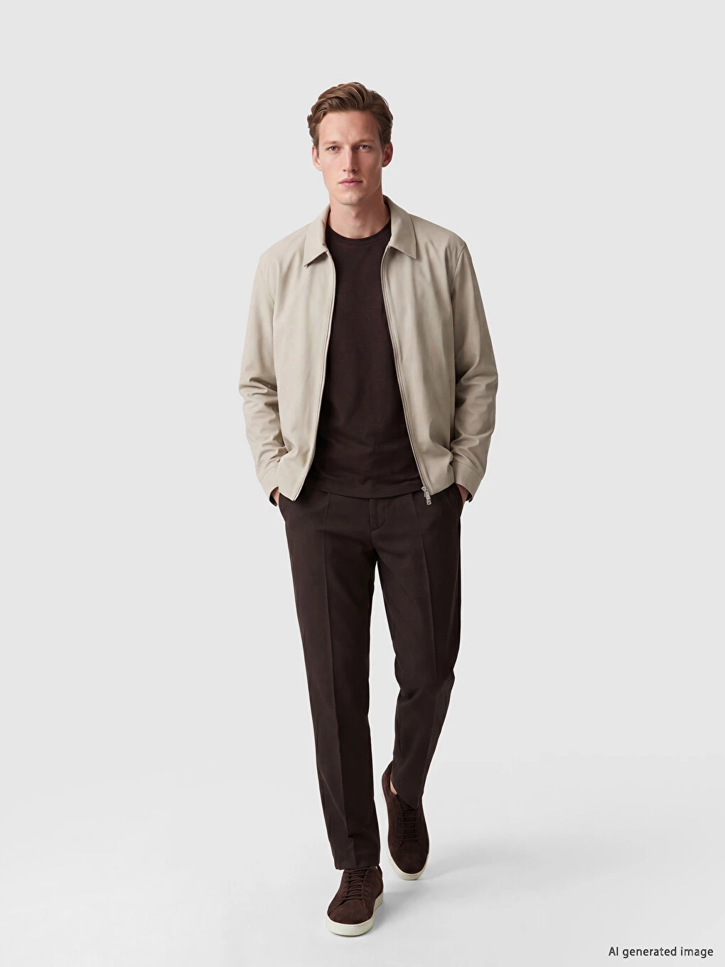 SOUTHBLUE Regular Fit Muške Pantalone Od Dobi Tkanine