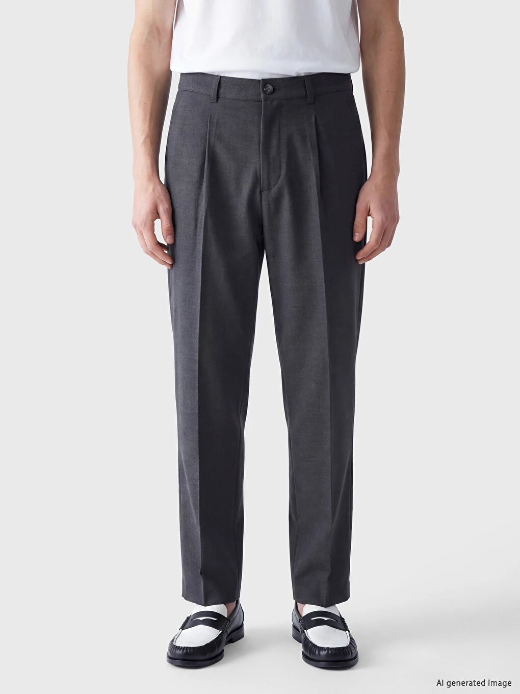 XSIDE Regular Fit Plisirane Muške Pantalone