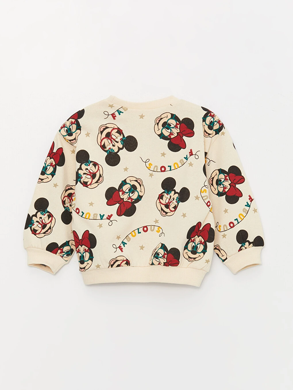 LCW baby Dukserica Sa Okruglim Izrezom, Štampana Minnie Mouse, Za Bebe Devojčice