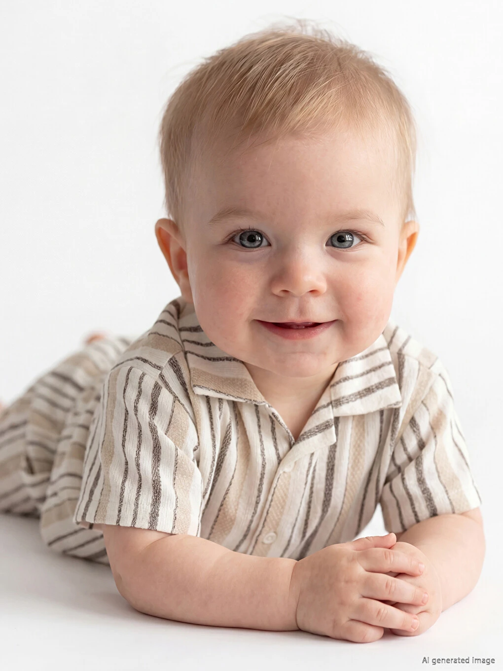 LCW baby Prugasta Poplinska Košulja Za Bebe Dečake