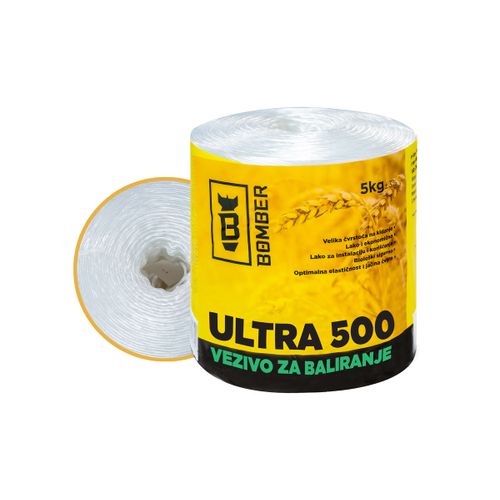 Vezivo Bomber Tip 500 ULTRA belo, kanap za baliranje
