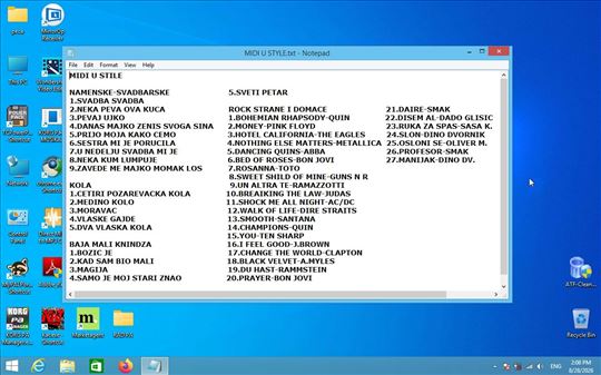Midi files u Korg PA Style set