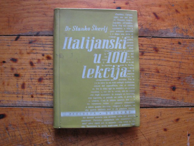 STANKO ŠKERLJ - ITALIJANSKI U 100 LEKCIJA