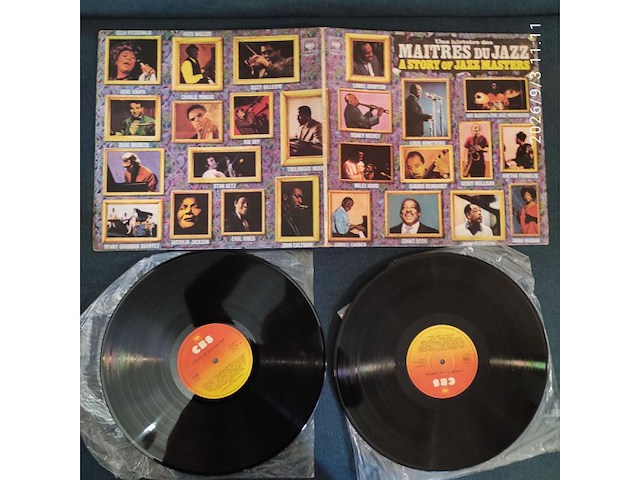 Various ‎– Une Histoire Des Maitres Du Jazz,2xLP  NMINT