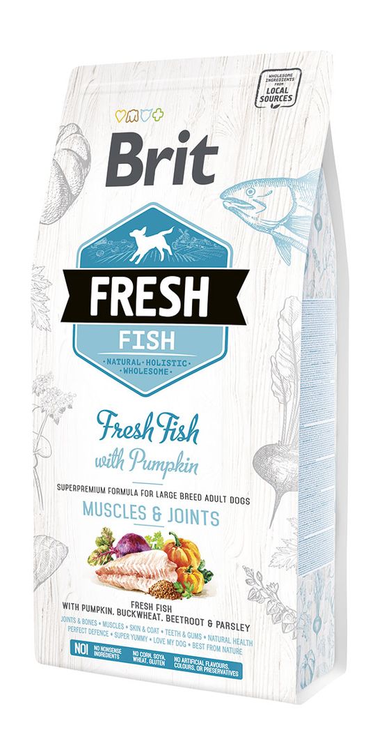 BT 2.5kg Brit Fresh Fish with Pumpkin Adult Large