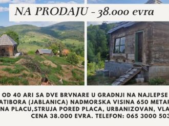 4.000m² 38.000€
Čajetina, Donja Jablanica