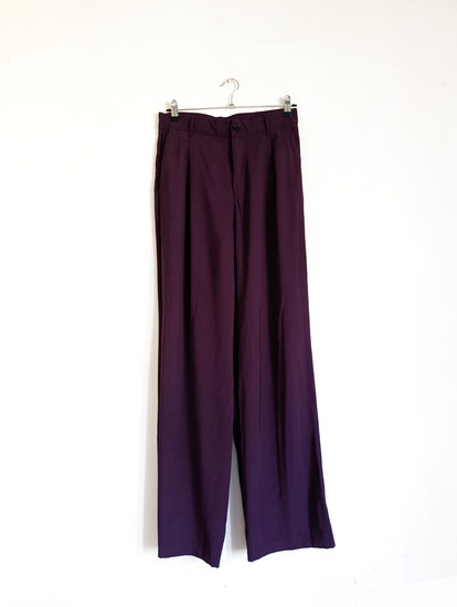 Zara wide trula visnja-(viskoza)