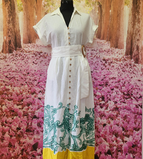 Zara lanena haljina vel S