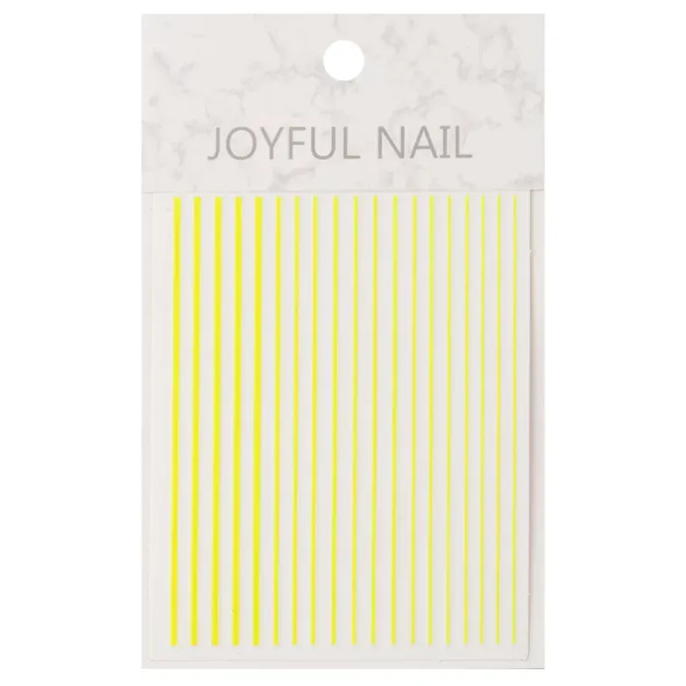 Strip trake za nail art Neon Yellow