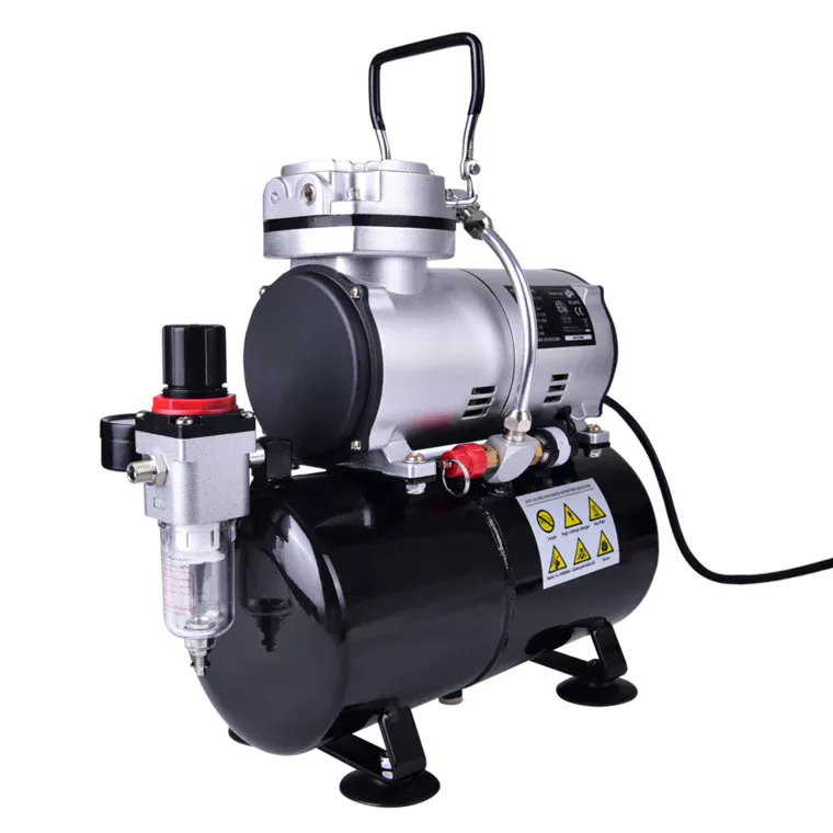 Set airbrush kompresor i pištolj AS186K