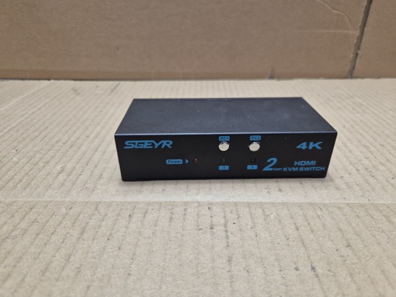 SGEYR 4K 2 Port KVM HDMI Switch
