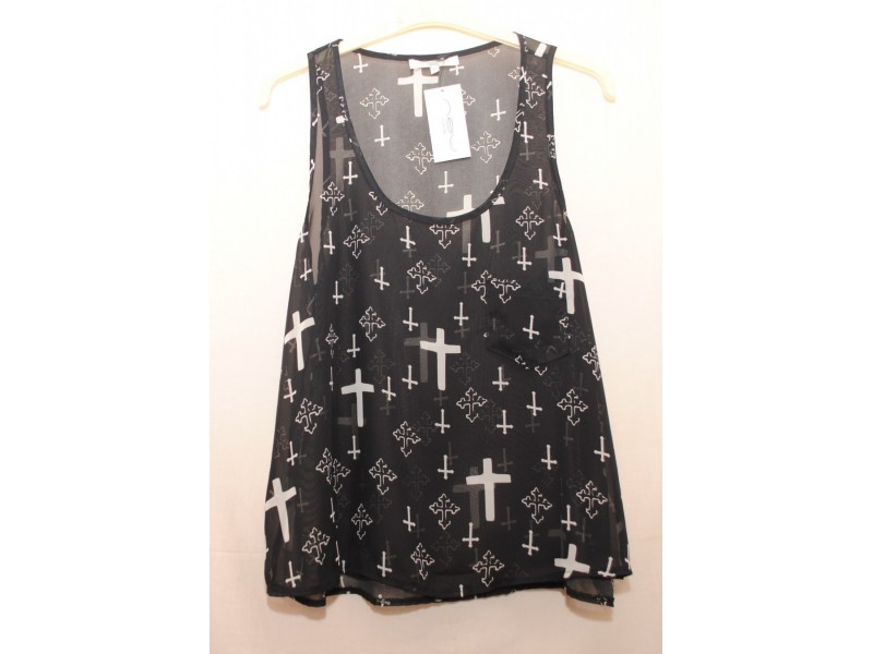 NEW LOOK prozirna bluza 36 **Sa etiketom**