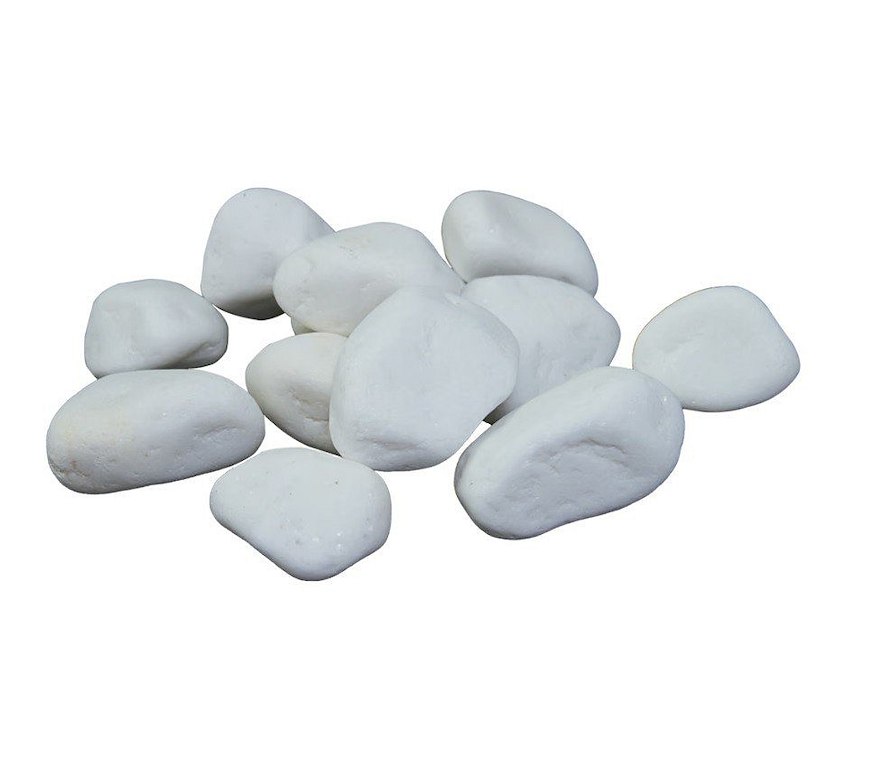 Dekorativno belo kamenje za bioetanolske kamine – 1 kg