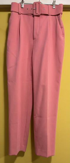 ZARA Basic roze pantalone