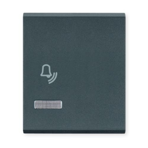 ALING- TASTER DVOSTR.2MSA OZNAK. ZVONA I INDIK.ANTRACIT 65822.A