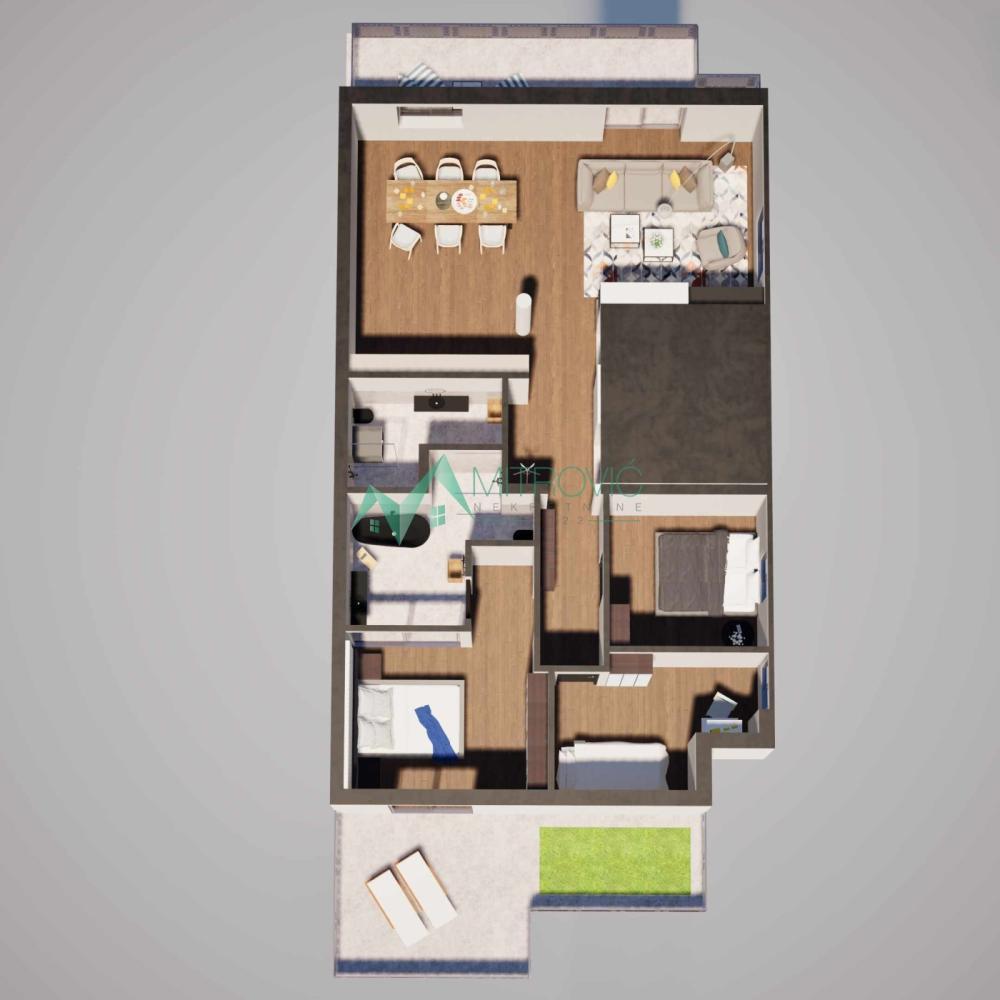 Četvorosoban stan na prodaju, 90m2, 190.550€