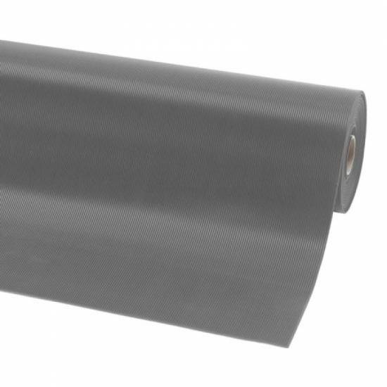 Tehnička gumena podloga SITNE LINIJE siva - 3mm (Širina 120 cm)