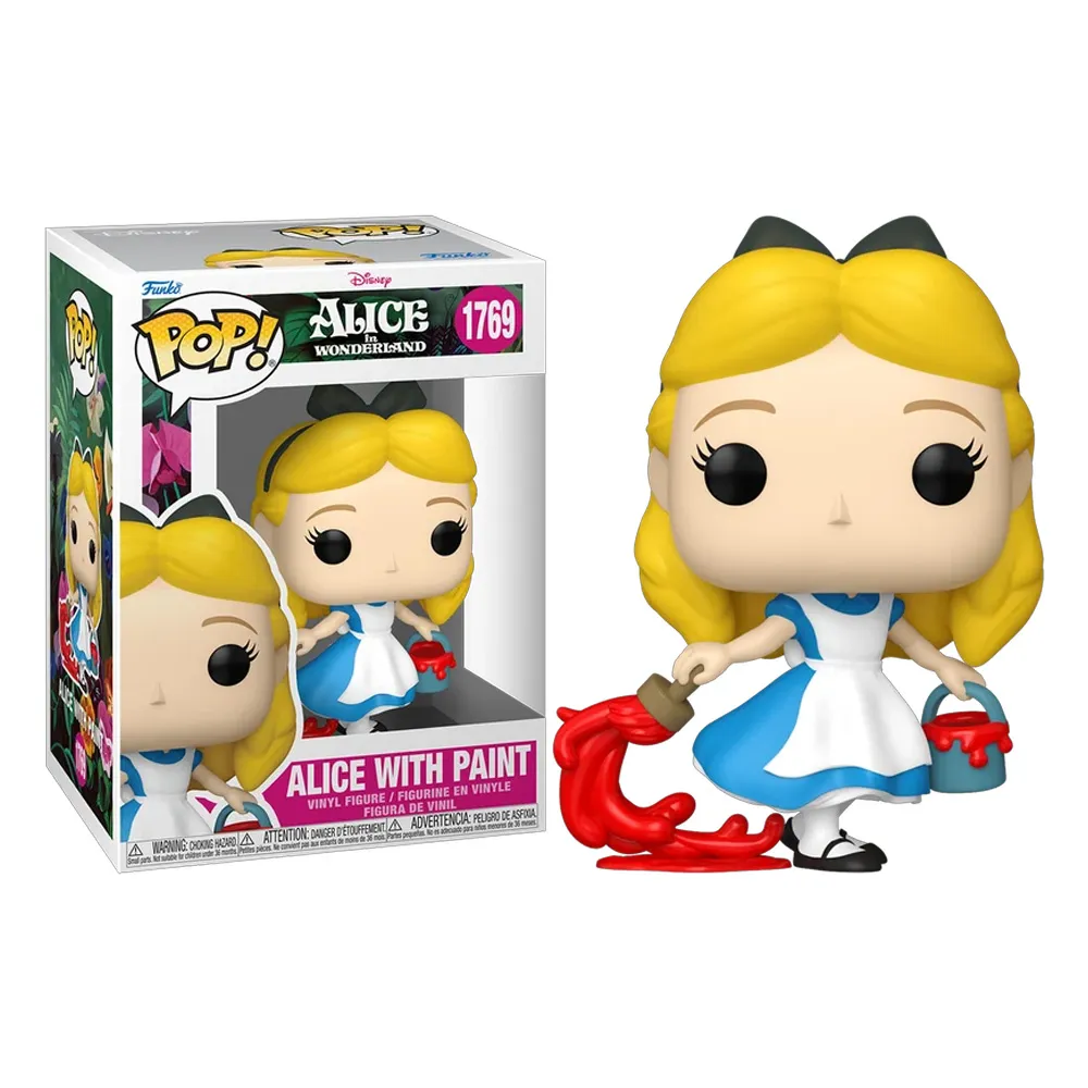 Funko POP! Disney : Alice In Wonderland S3 - Alice w/Paint