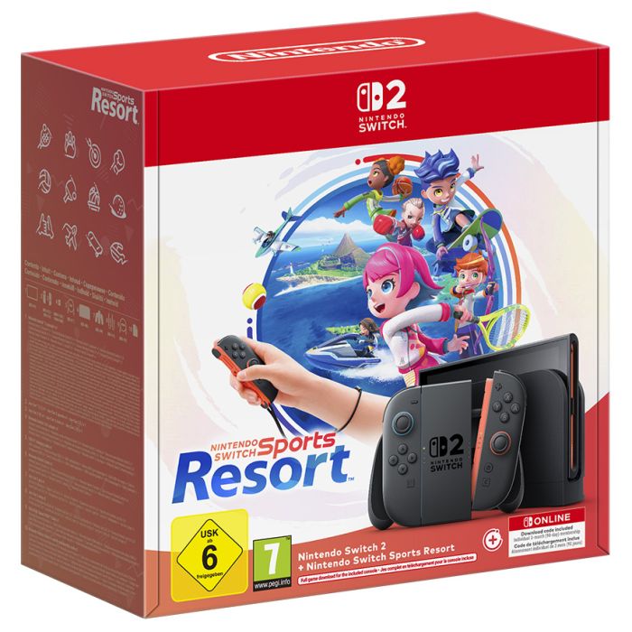 Konzola Nintendo SWITCH 2 + igra Sports Resort + 3 meseca Nintendo Switch online