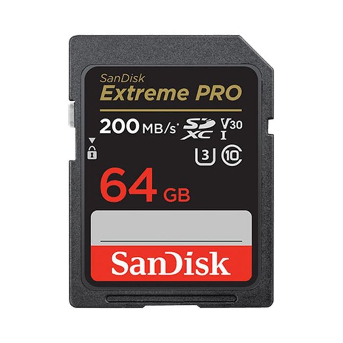 Memorijska kartica Sandisk Extreme PRO 64GB SDXC do 200MB/s UHS-I Class 10 U3 V30