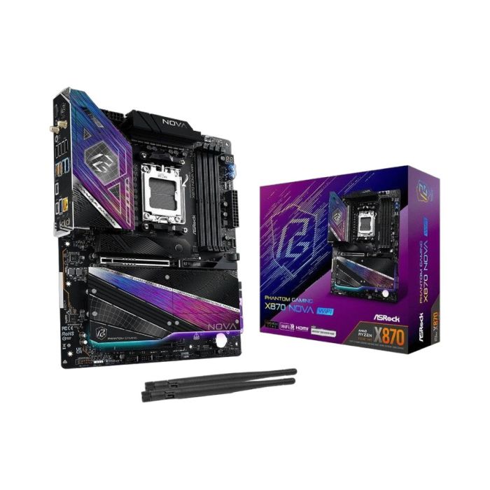Matična ploča ASRock X870 Nova / Wi-Fi / Bluetooth / RGB