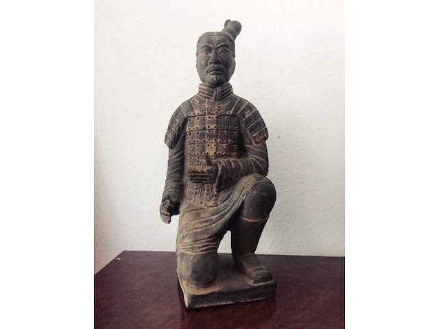 Kineski Ratnik Figura 31x13 Terakota