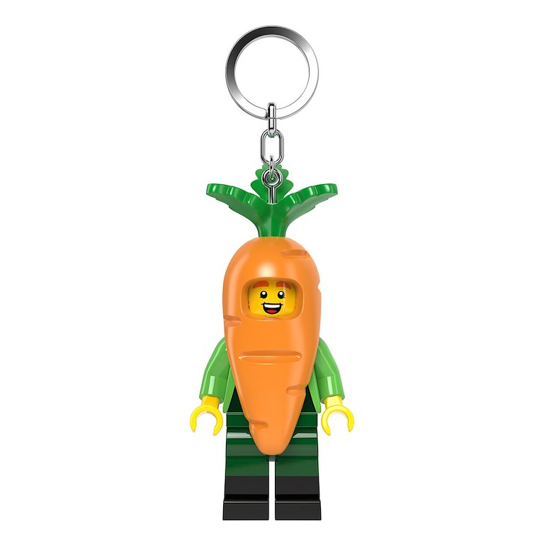 LEGO Minifigure privezak za ključeve sa svetlom: Tip u šargarepa kostimu LGL-KE239HID: EK000886267