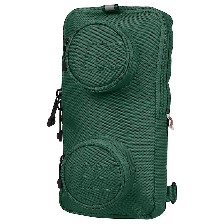 LEGO Iconic 1x2 kocka torba na jedno rame: Zemljano zelena 20207B-0141ID: EK000886281