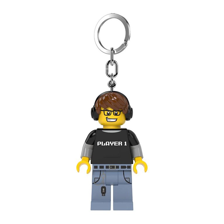 LEGO Minifigure privezak za ključeve sa svetlom: Gejmer LGL-KE217HID: EK000886163