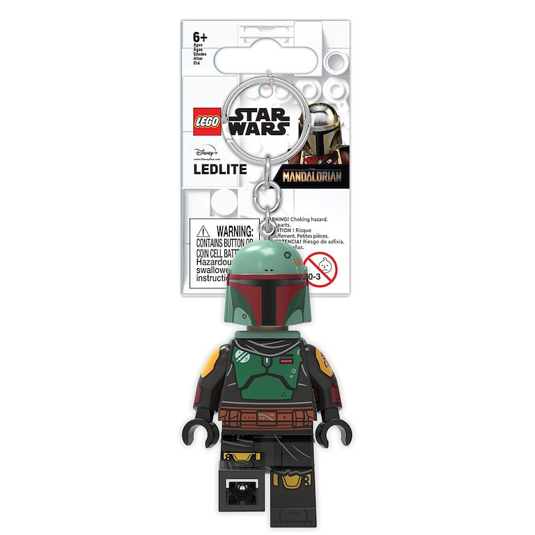 LEGO Star Wars privezak za ključeve sa svetlom: Boba Fet LGL-KE188HID: EK000886318