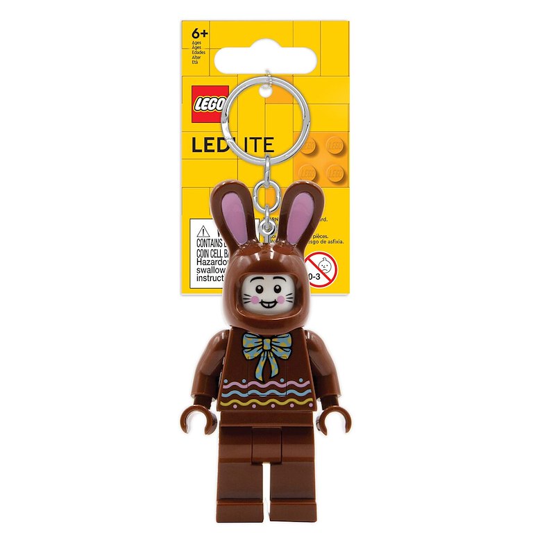 LEGO Iconic privezak za ključeve sa svetlom: Čokladni zeka LGL-KE180HID: EK000886169